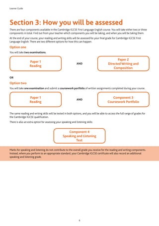 IGCSE FIRST LANGUAGE ENGLISH 0500 | PDF