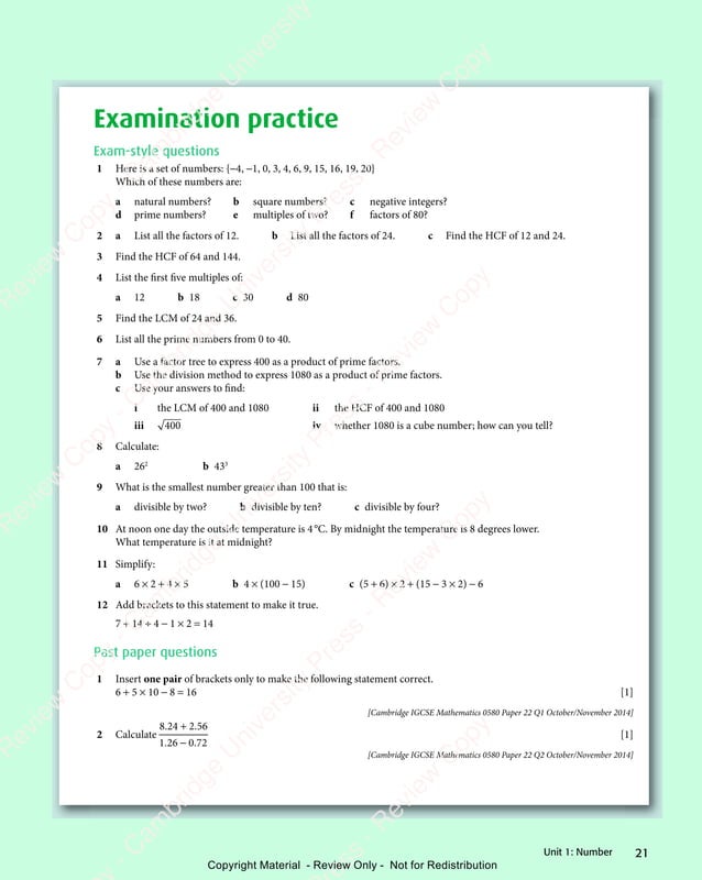 IGCSE Mathematics Textbook full version .pdf | Educational Assessment ...