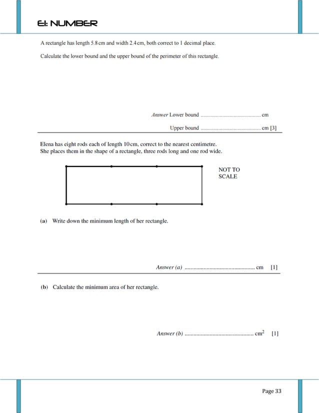 Igcse 0580 math extended:NUMBER | PDF | Education