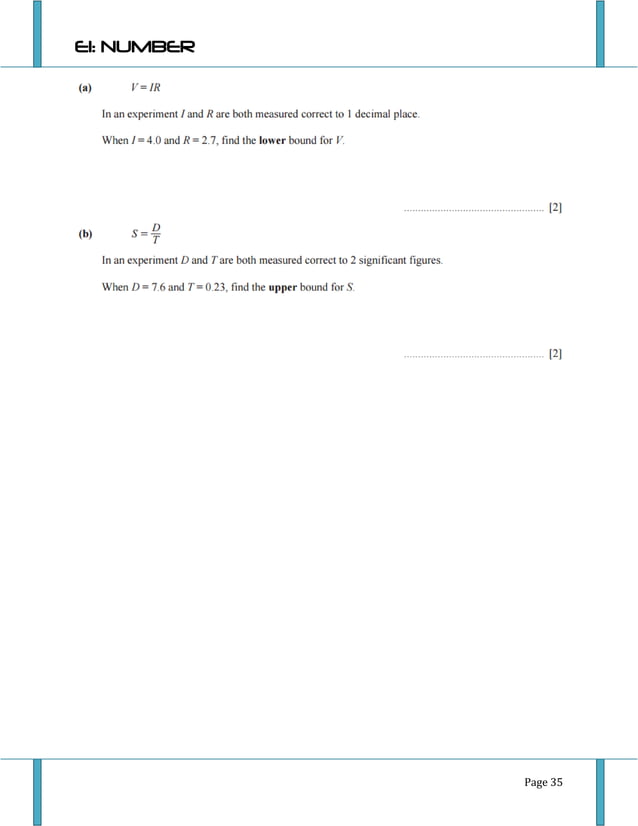 Igcse 0580 math extended:NUMBER | PDF | Education