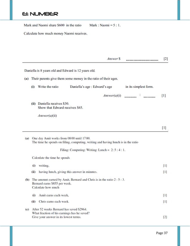 Igcse 0580 math extended:NUMBER | PDF | Education
