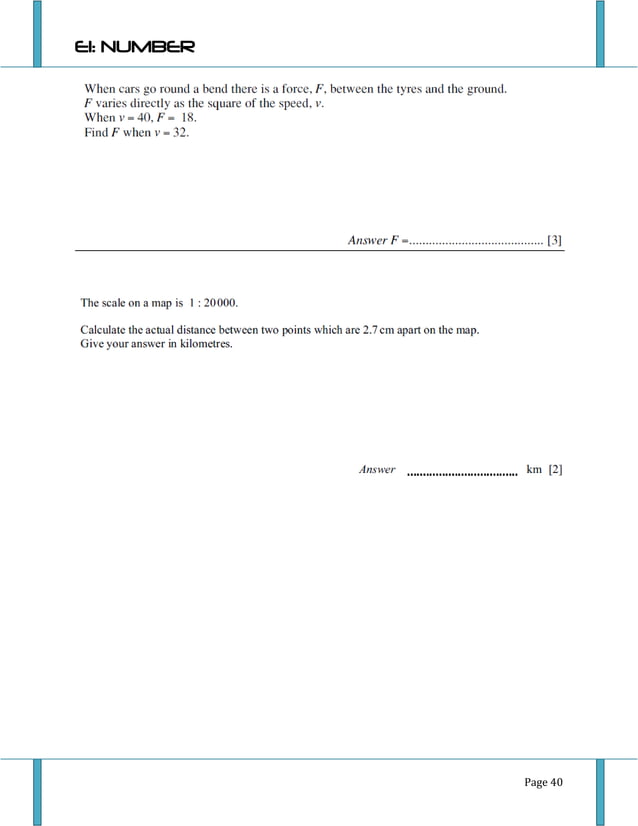 Igcse 0580 math extended:NUMBER | PDF | Education