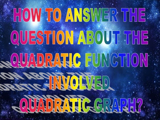IGCSE MATHS - Algebraic and Graph - Graph of Functions (quadratic, cubic....) | PPTX | Physics ...