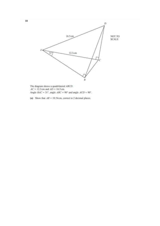 IGCSE MATHS- TRIGONOMETRY CLASS WORK.pdf