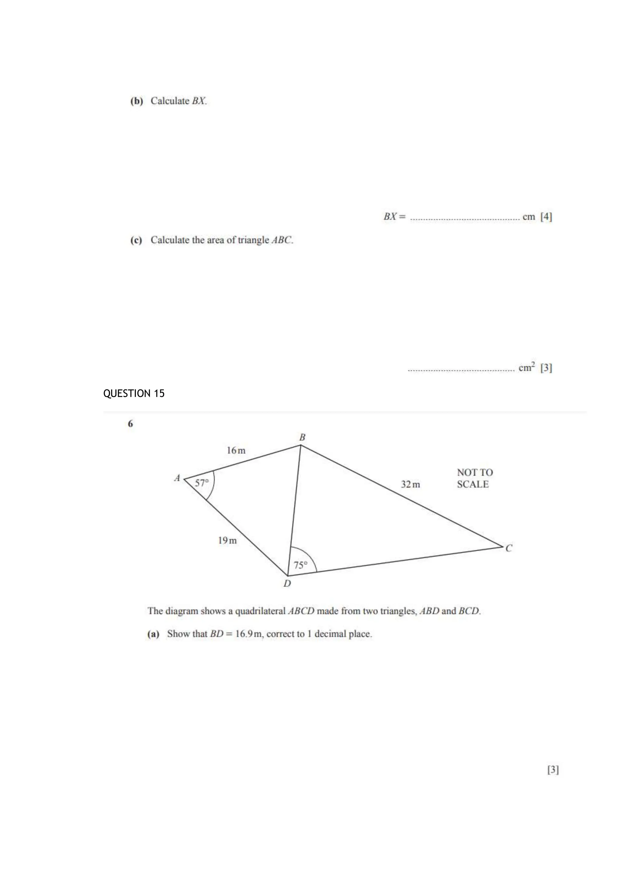 Igcse Maths Trigonometry Class Work 2 Pdf