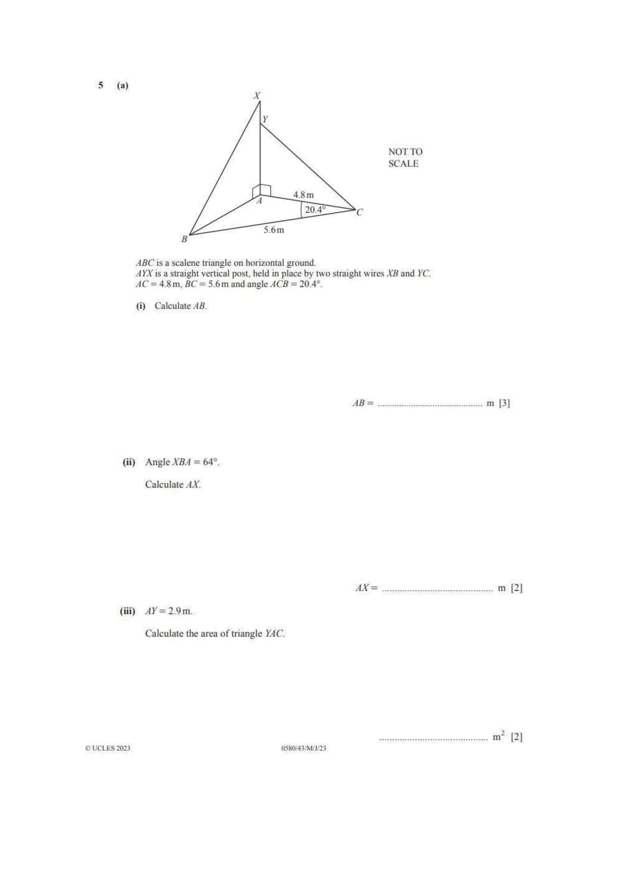 Igcse Maths Trigonometry Class Work 2 Pdf