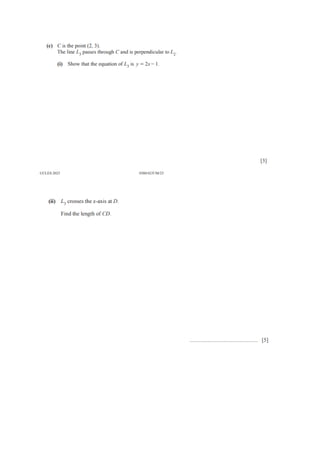 IGCSE MATHS COORDINATE GEOMETRY QUESTIONS.pdf