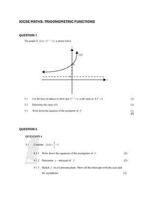 IGCSE MATHS TRIGONOMETRY MATHS QUESTIONS.pdf