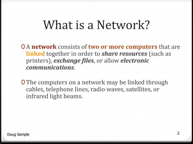 Igcse Networks Pptx Computer Networking Computing 5113