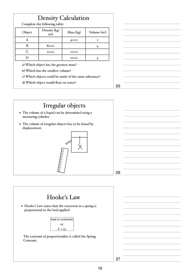 IGCSE Physics notes | PDF