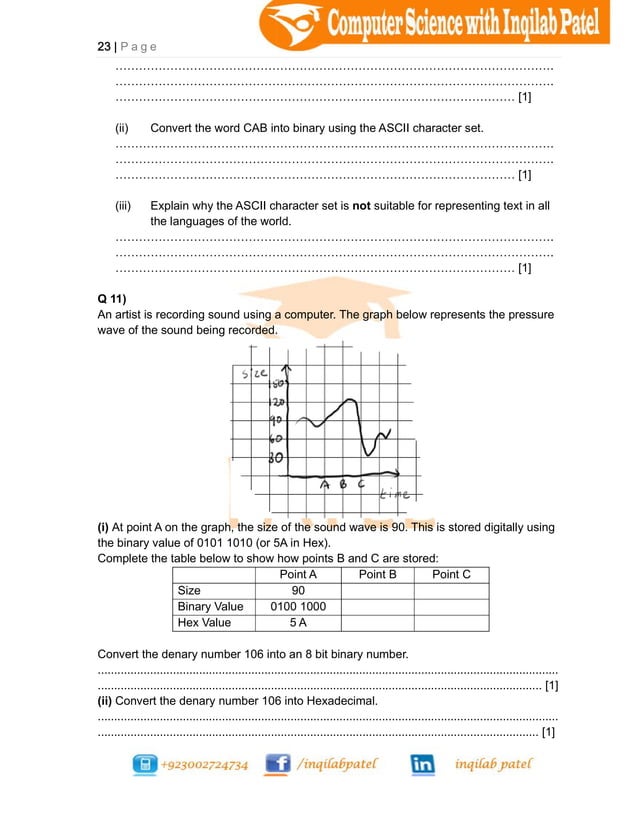 IGCSE & O Level Computer Workbook for P1 by Inqilab Patel | PDF IGCSE & O Level Computer Workbook for P1 by Inqilab Patel | PDF