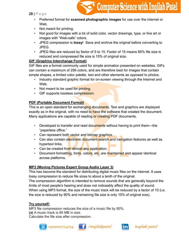 IGCSE & O Level Computer Workbook for P1 by Inqilab Patel | PDF IGCSE & O Level Computer Workbook for P1 by Inqilab Patel | PDF