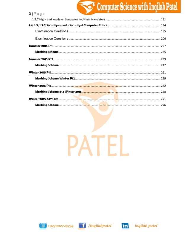 Igcse And O Level Computer Workbook For P1 By Inqilab Patel Pdf