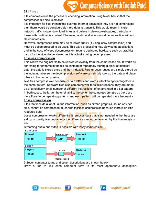 Igcse And O Level Computer Workbook For P1 By Inqilab Patel Pdf