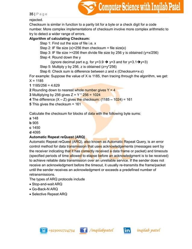Igcse And O Level Computer Workbook For P1 By Inqilab Patel Pdf