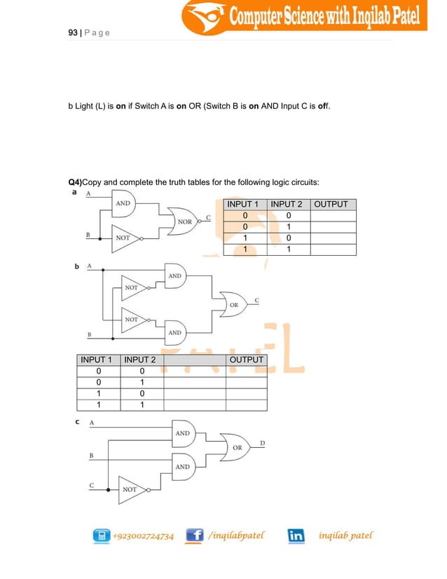 Igcse And O Level Computer Workbook For P1 By Inqilab Patel Pdf