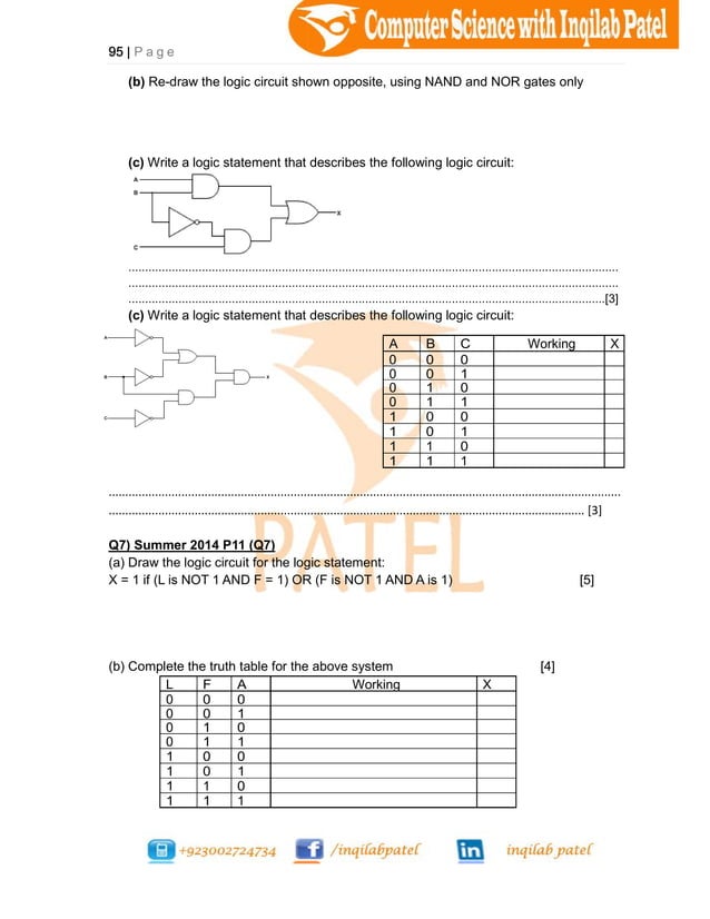 Igcse And O Level Computer Workbook For P1 By Inqilab Patel
