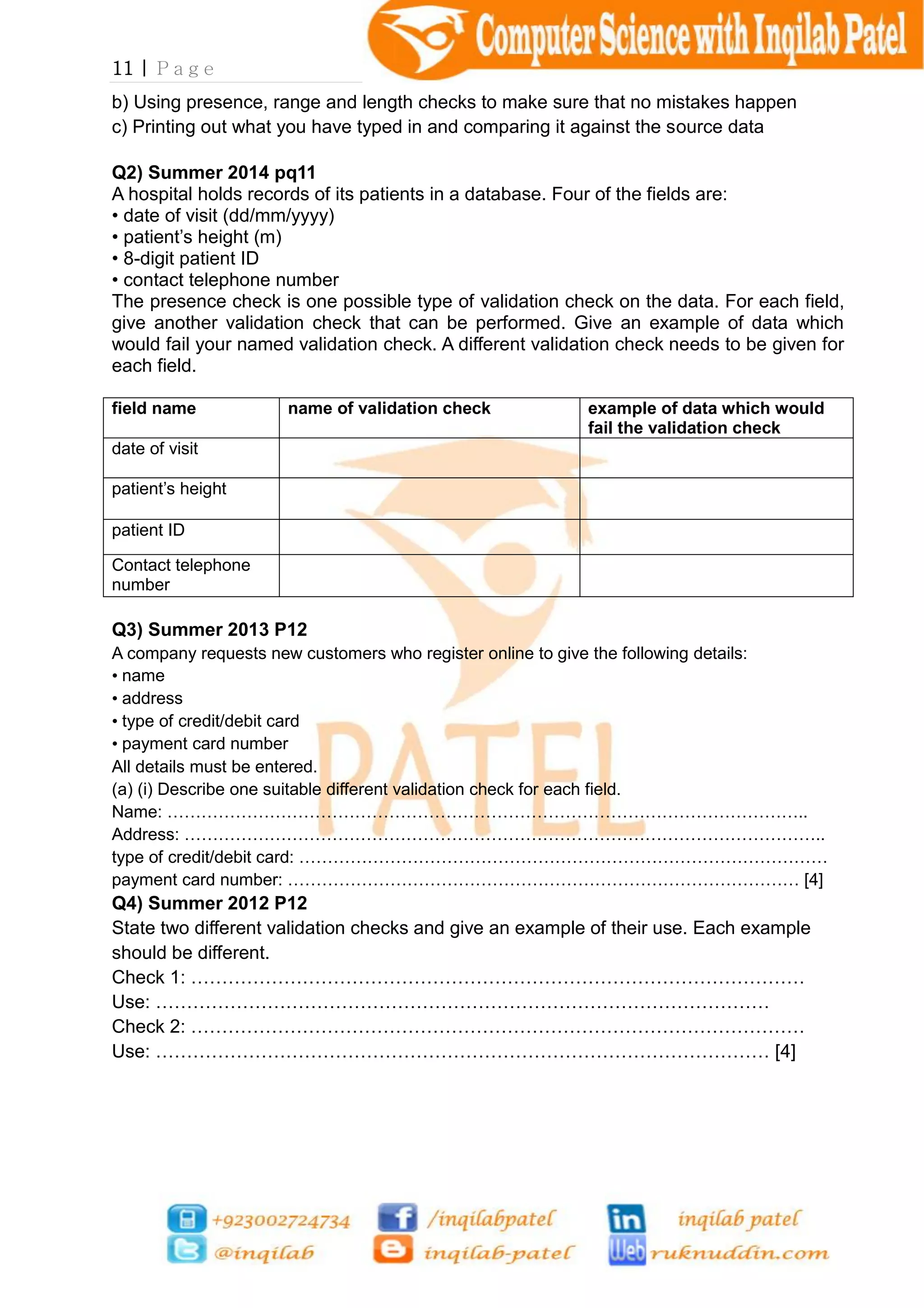 IGCSE & O Level Computer Workbook for P2 by Inqilab Patel | PDF | Programming Languages | Computing