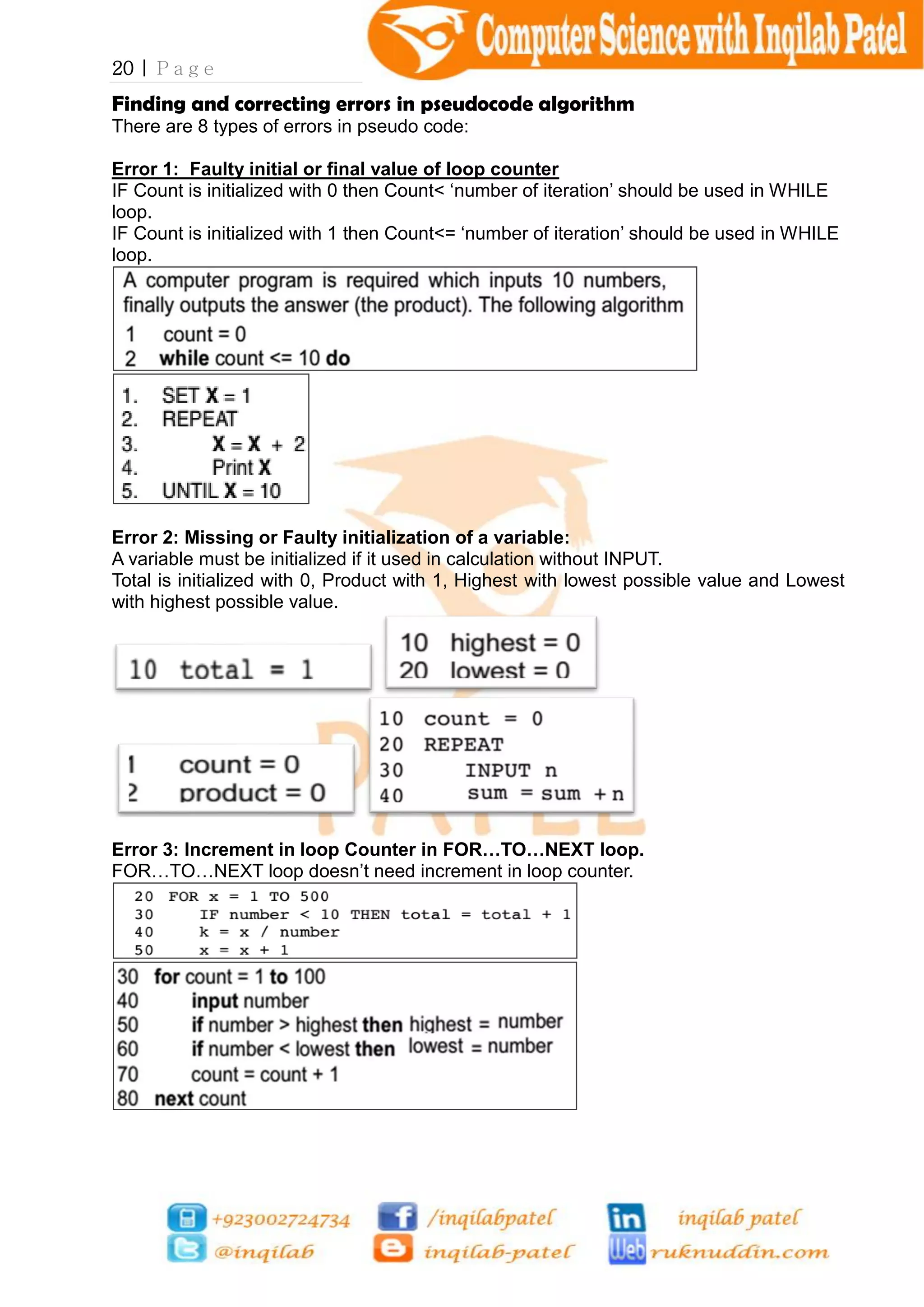 IGCSE & O Level Computer Workbook for P2 by Inqilab Patel | PDF | Programming Languages | Computing