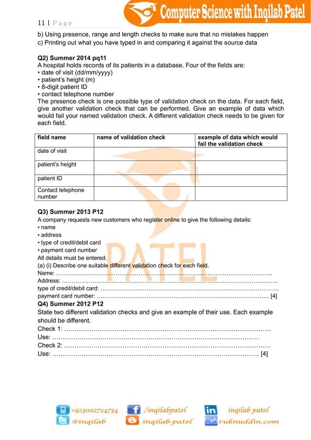 IGCSE & O Level Computer Workbook for P2 by Inqilab Patel | PDF | Programming Languages | Computing