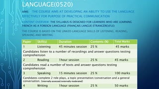 IGCSE Information Evening | PPT