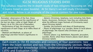 IGCSE Information Evening | PPTX