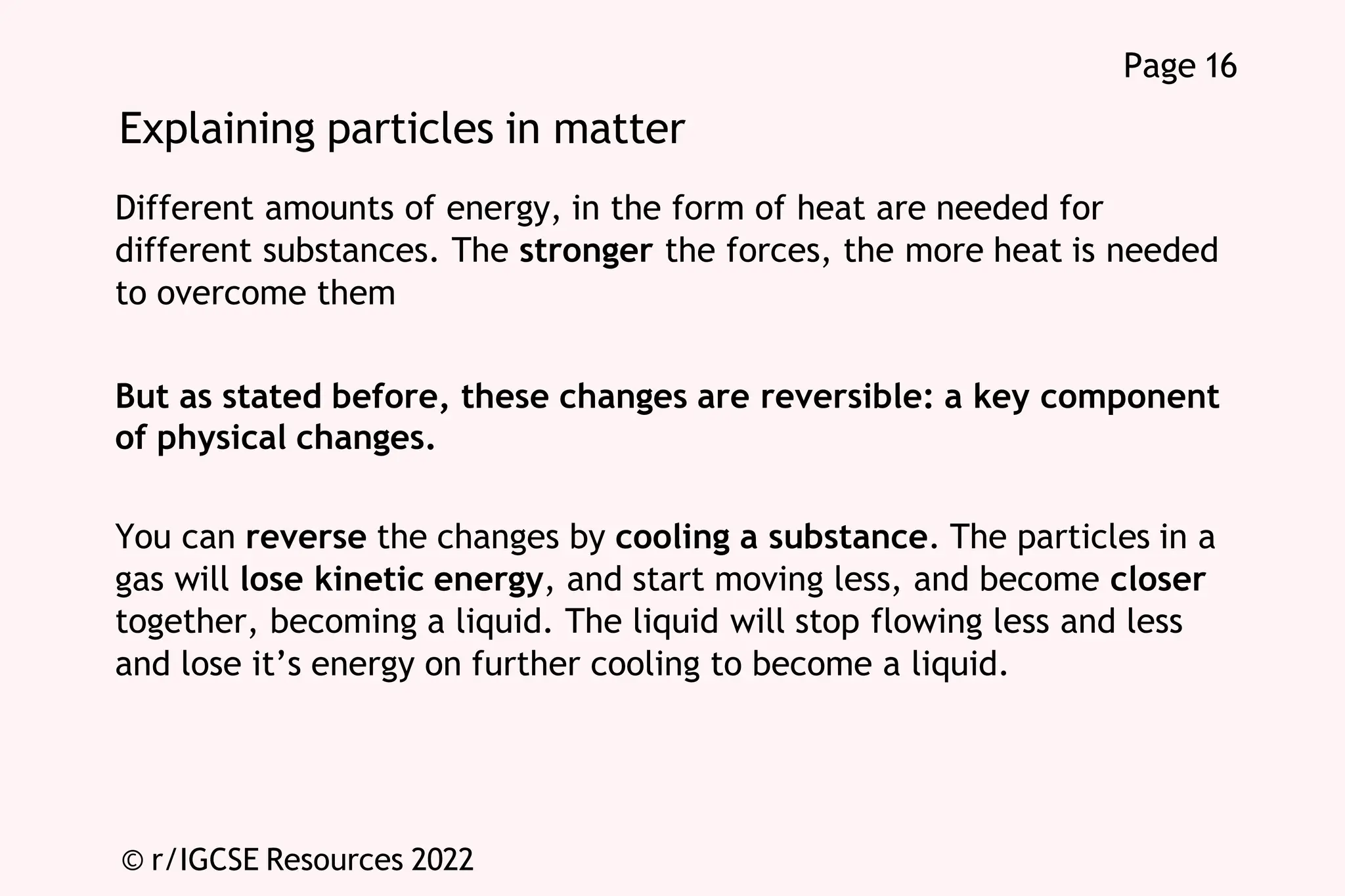 IGCSE Resources - Chemistry Flashcards - Chapter 1 (The States of ...