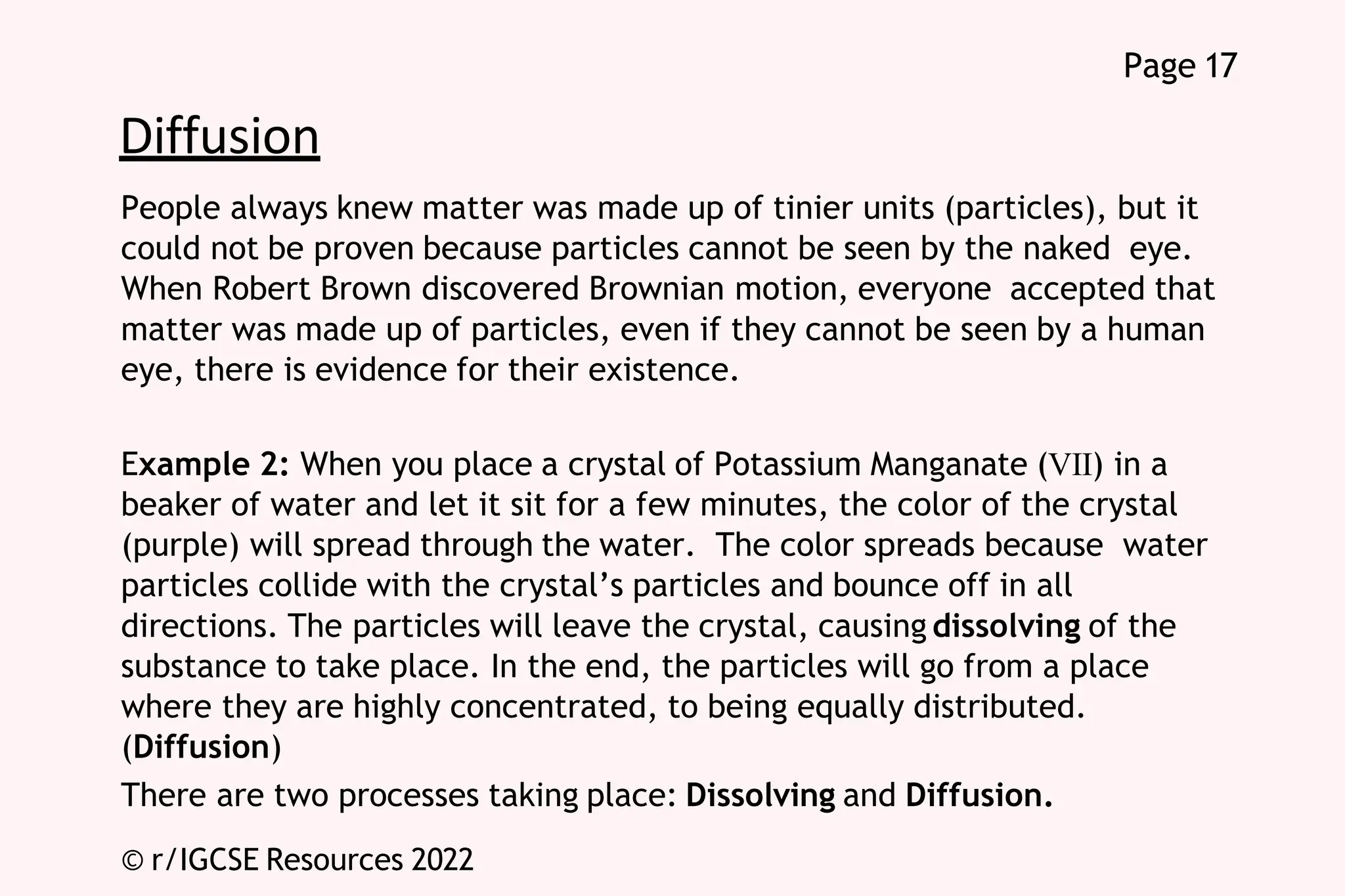 IGCSE Resources - Chemistry Flashcards - Chapter 1 (The States of ...