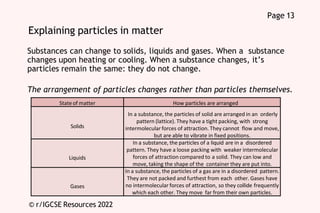 IGCSE Resources - Chemistry Flashcards - Chapter 1 (The States of ...