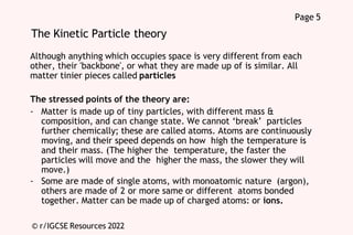 IGCSE Resources - Chemistry Flashcards - Chapter 1 (The States of ...