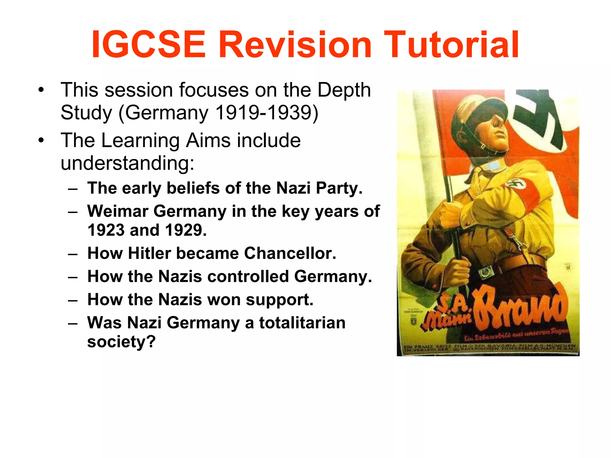 Weimar and Nazi Germany | PPT