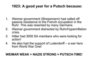 Weimar and Nazi Germany | PPT