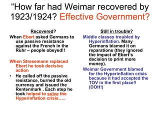 Weimar and Nazi Germany | PPT