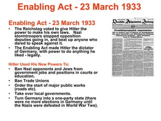 Weimar and Nazi Germany | PPT