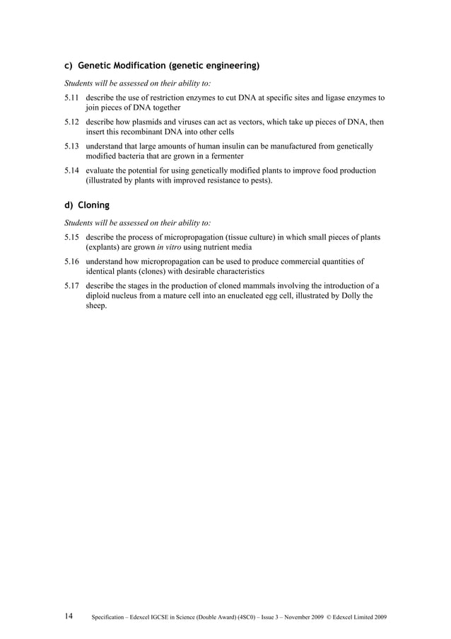 IGCSE Science Double Award Specification | PDF IGCSE Science Double Award Specification | PDF