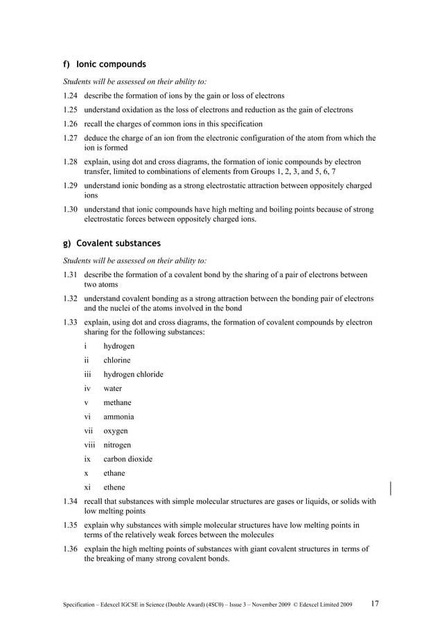 IGCSE Science Double Award Specification | PDF IGCSE Science Double Award Specification | PDF