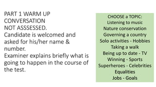 Igcse speaking ppt | PPTX