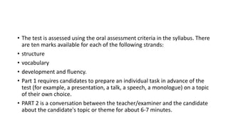 Igcse speaking ppt | PPTX