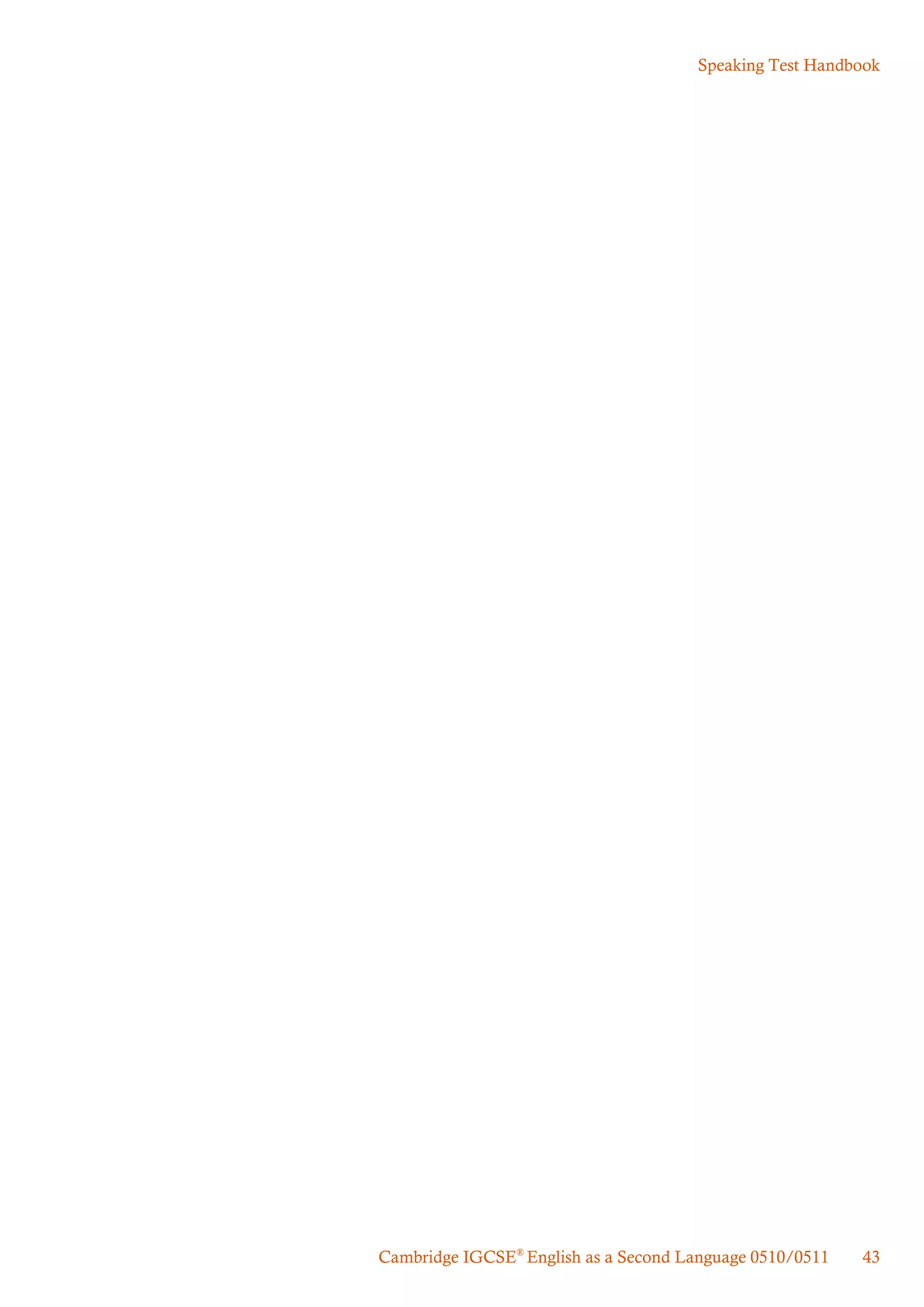 Igcse speaking test3 | PDF