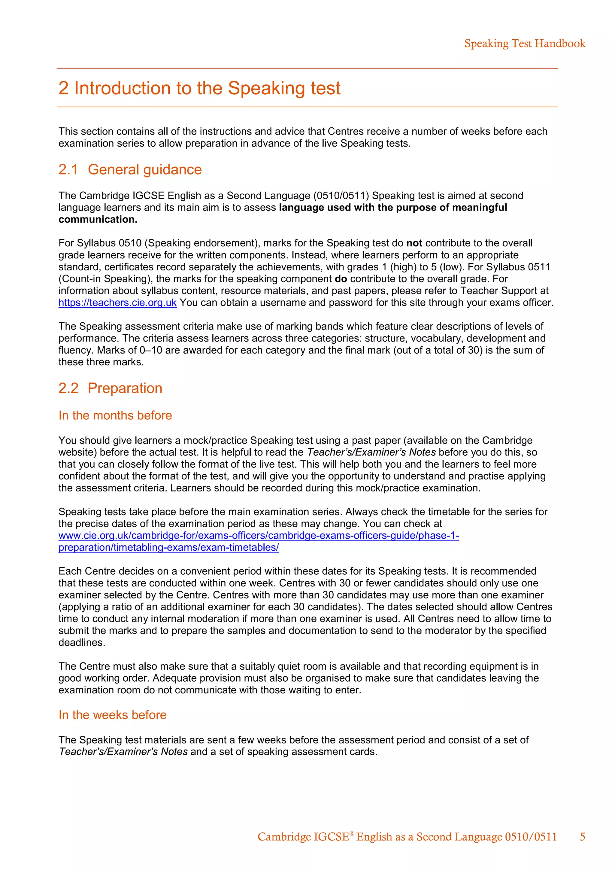 Igcse speaking test3 | PDF