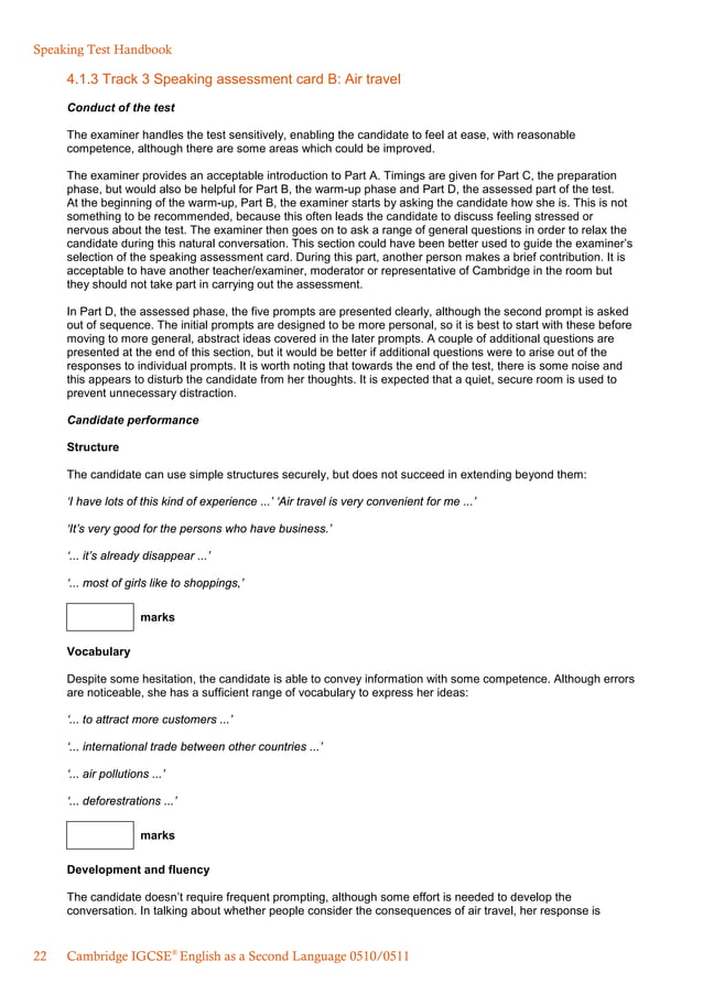 Igcse speaking test3 | PDF