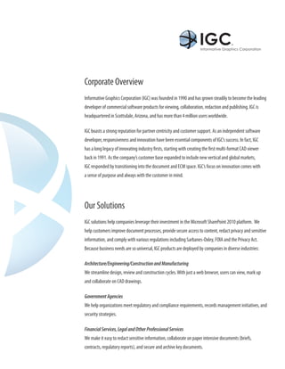 IGC SharePoint Solutions | PDF