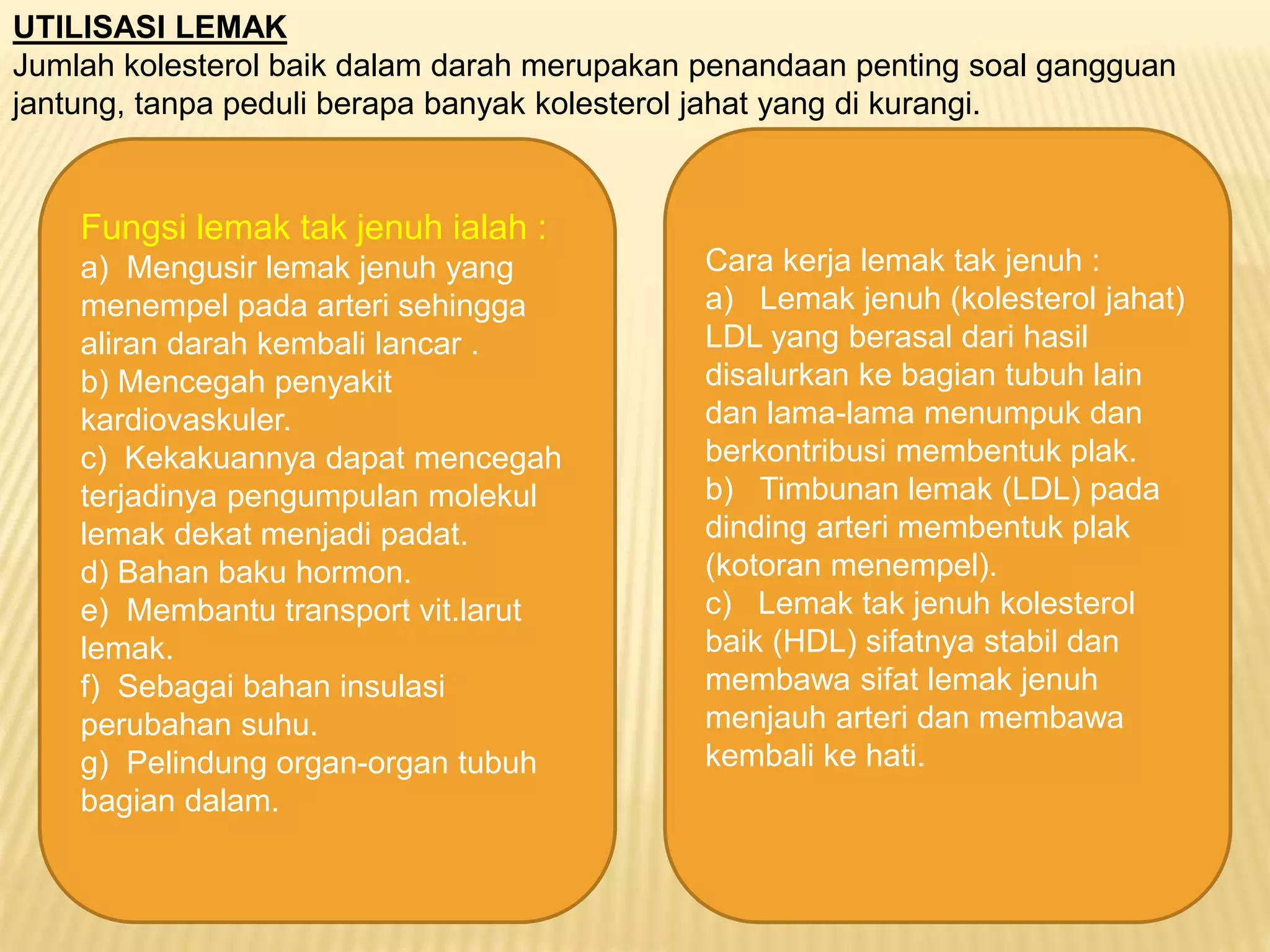 Ilmu Gizi Lemak Lemak | PPTX