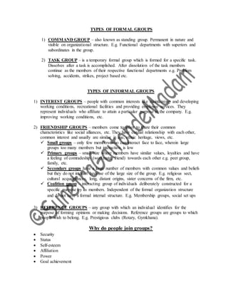 Conflict Management, Group Dynamics & Organizational Power and Politics ...