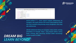 Tutorial Jform GUI JAVA | PDF