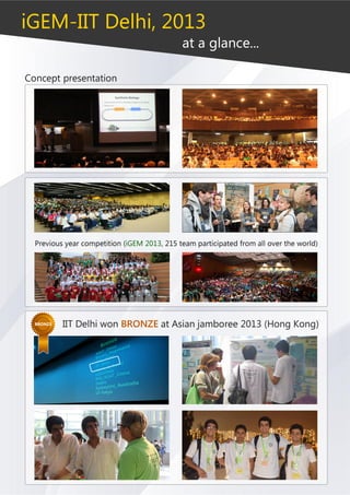 iGEM IIT Delhi 2014 brochure | PDF