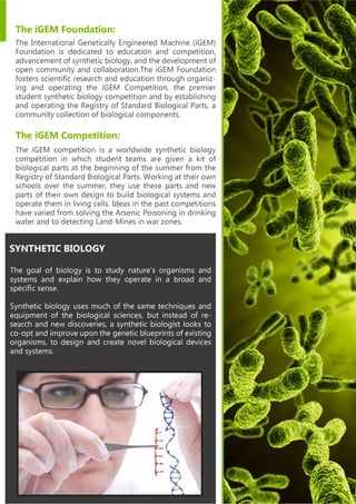 iGEM IIT Delhi 2014 brochure | PDF