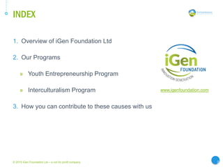 iGen Foundation Ltd promo | PPT