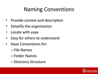 File_Organization_112014 | PPTX