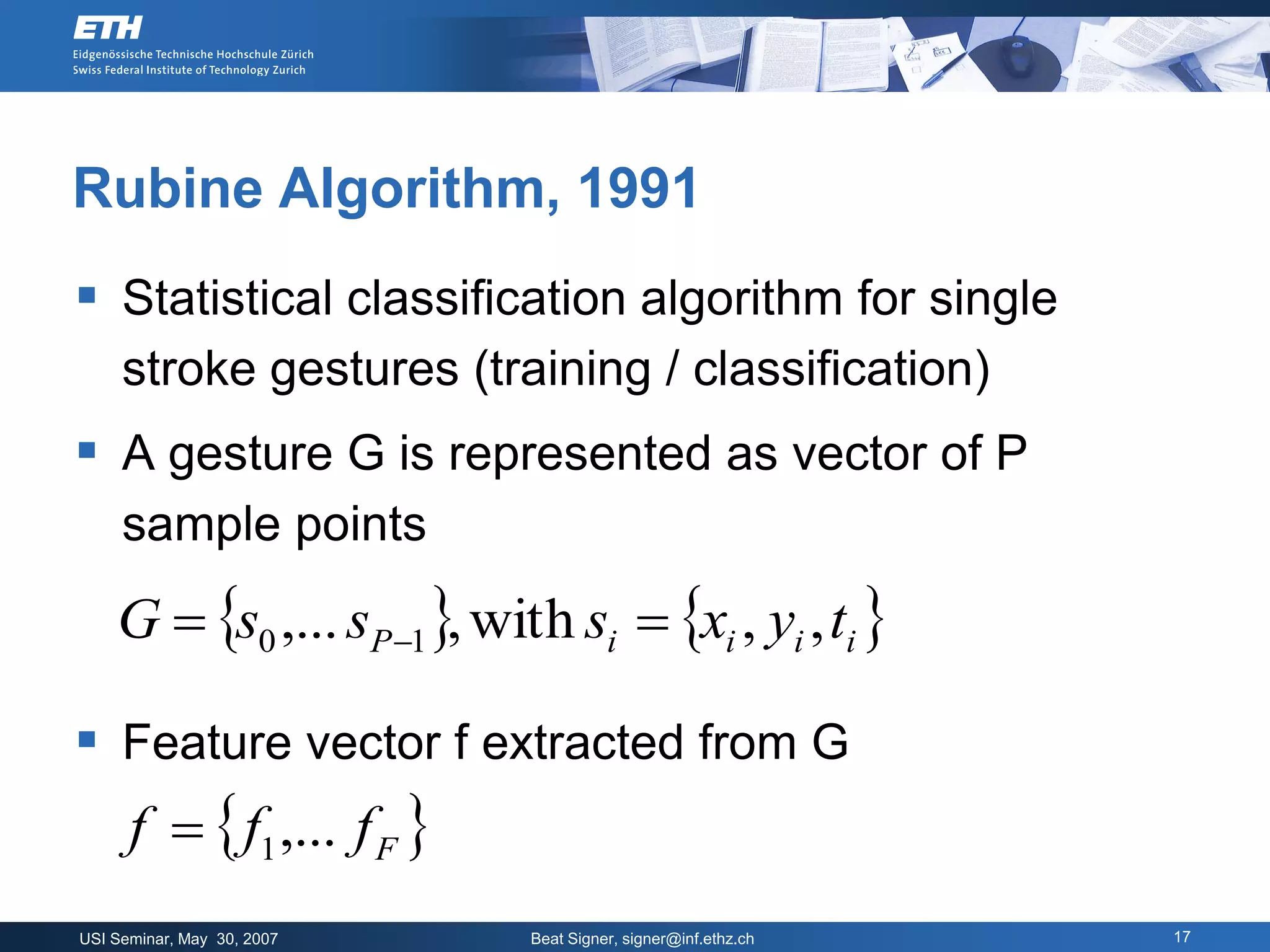 Pen-Based Gesture Recognition | PDF